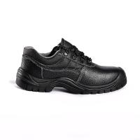 China Embossed Cow Leather Steel Toe And Plate Low Cut Safety Shoes EU 36-47 With Anti-Slip And Shock-Absorbing Customization for sale
