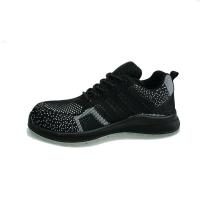 China SJ Kevlar Midsole Fly Knit Safety Shoes With Lace Up Closure And Anti-Slip Function Work Shoes for sale