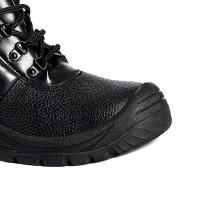 China Shengjie Steel Midsole Genuine Leather Upper Embossed Cow Leather for Comfortable Footwear Safety Shoes for sale
