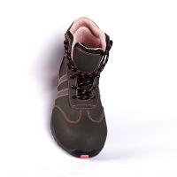 China Shengjie Safety Shoes Nylon Fabric Gusset Genuine Leather Upper for Sports and Recreation Pink Work Boots for sale