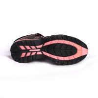 China Shengjie Safety Shoes Nylon Fabric Gusset Genuine Leather Upper for Sports and Recreation Pink Work Boots for sale
