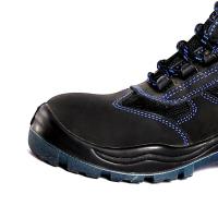 China Steel Toe Cap PU Sole Safety Shoes for Oil and Chemical Resistance Shengjie High Quality Microfiber Work Boots for sale