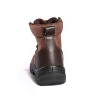 China EU 36-48 Leather Material PU Injection Safety Shoes for Slip and Abrasion Protection Work Boots for sale
