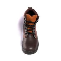 China EU 36-48 Leather Material PU Injection Safety Shoes for Slip and Abrasion Protection Work Boots for sale