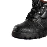 China Customized Genuine Embossed Cow Leather Upper PU/PU Sole Safety Shoes for Durable Performance Work Boots for sale