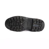 China Customized Genuine Embossed Cow Leather Upper PU/PU Sole Safety Shoes for Durable Performance Work Boots for sale