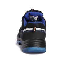 China Metal Eyelets Anti-Slip Low-Profile Work Boots With Comfortable EVA Insole Material Safety Shoes for sale