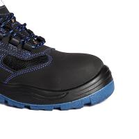 China Metal Eyelets Anti-Slip Low-Profile Work Boots With Comfortable EVA Insole Material Safety Shoes for sale