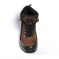 China Suede cow EU 36-47 Industrial Safety Footwear with GENUINE LEATHER Upper and Steel Toe Material Work Boots for sale