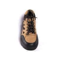 China Anti-slip Low-profile Work Boots with Microfiber Leather Mesh Upper and Heat Resistant Material safety shoes for sale