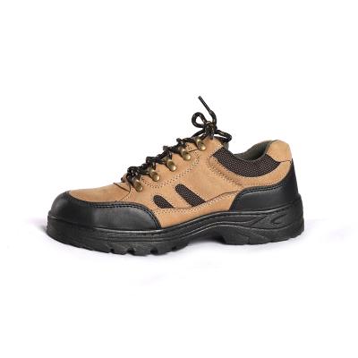 China Anti-slip Low-profile Work Boots with Microfiber Leather Mesh Upper and Heat Resistant Material safety shoes for sale
