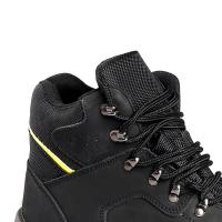 China Warehouse Workers' Choice PU Injection Safety Shoes with Microfiber Leather Upper Safety Boots for Men for sale