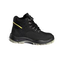 China Warehouse Workers' Choice PU Injection Safety Shoes with Microfiber Leather Upper Safety Boots for Men for sale