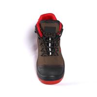 China Construction Worker PU Sole Safety Shoes with Anti-static Function and Metal Eyelets Work Boots for sale