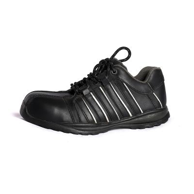 China Microfiber Leather Mesh Upper Safety Boots With Low Cut And Lace-up Closure Efficiency Safety Shoes for sale