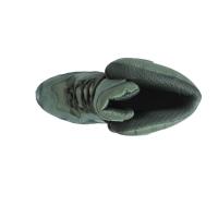 China Round Toe Outdoor Lace Up Mid Calf Pupu Outsole / Anti Slip Combat Boots for sale