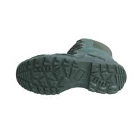 China Round Toe Outdoor Lace Up Mid Calf Pupu Outsole / Anti Slip Combat Boots for sale
