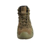 China Anti Slip Mesh Lining Mid Calf Outdoor Combat Boots With Lace Up Closure for sale