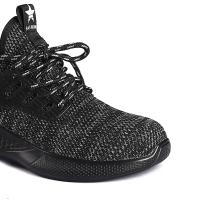 China Slip Resistant Flyknit Safety Footwear With Anti Puncture Kevlar Midsole for sale