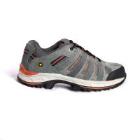 China Slip Resistant Microfiber Leather Mesh Safety Shoes With Puncture Proof Steel Insole for sale