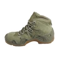 China OEM LOGO Metal Eyelets Waterproof Upper For Leather Shoes In Rainy Weather Outdoor Boots for sale