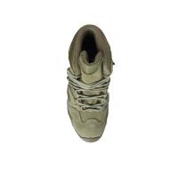 China OEM LOGO Metal Eyelets Waterproof Upper For Leather Shoes In Rainy Weather Outdoor Boots for sale