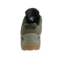 China Mesh Lining Material Waterproof Suede Leather Printed Mesh Upper For Slip Resistance Outdoor Shoes for sale