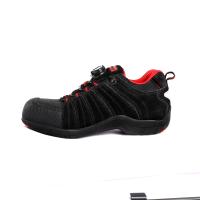 China Steel Toe and Plate Standard Protective Shoes with Low Top and Suede Cow Leather Mesh Upper Material Design for sale
