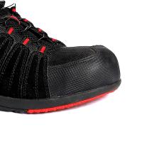 China Steel Toe and Plate Standard Protective Shoes with Low Top and Suede Cow Leather Mesh Upper Material Design for sale