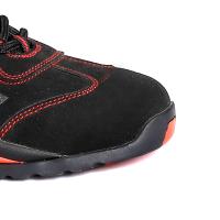 China Suede Cow Leather Mesh Upper Material Low Cut Safety Shoes with Lace Up Closure Type and Electrical Hazard Rating for sale