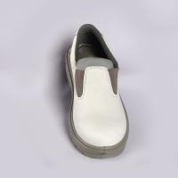 China White Safety Boots With Low Cut And Embossed Cow Leather Upper for sale