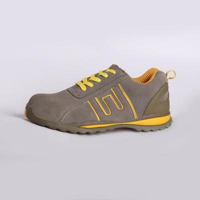 China Lightweight Low Cut Safety Shoes with Lace-Up Closure Rubber Sole Material and Lightweight Design for sale