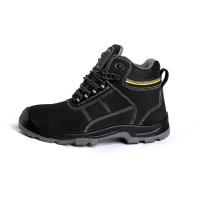 China Microfiber Leather Cheap Waterproof Upper With Pu Outsole Material Anti Slip Safety Boots for sale