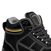 China Microfiber Leather Cheap Waterproof Upper With Pu Outsole Material Anti Slip Safety Boots for sale