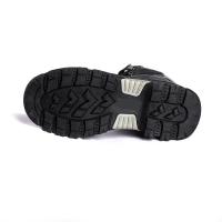 China Anti Smash and Anti Puncture Wear Resistant Rubber Outsole with Metal Eyelets Safety Boots for Men for sale