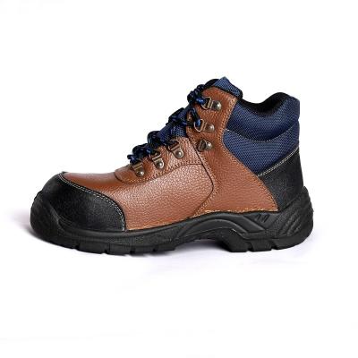 China Shengjie OEM Work Anti Slip Lace-up Shoes With Pu Outsole Closure Type Genuine Leather Safety Boots for sale