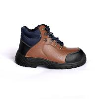 China Shengjie OEM Work Anti Slip Lace-up Shoes With Pu Outsole Closure Type Genuine Leather Safety Boots for sale