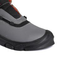 China Work Shoes S3 Industrial Work Recommended Microfiber Leather Upper with Metal Eyelets Safety Boots for sale