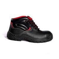 China OEM Genuine Leather Upper Toe Type Steel and Nylon Fabric Gusset for Your Requirements Safety Boots for sale