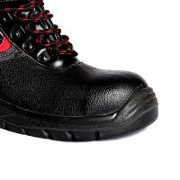 China OEM Genuine Leather Upper Toe Type Steel and Nylon Fabric Gusset for Your Requirements Safety Boots for sale