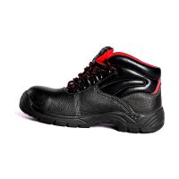 China OEM Genuine Leather Upper Toe Type Steel and Nylon Fabric Gusset for Your Requirements Safety Boots for sale
