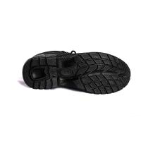 China Black Steel Toe Safety Shoes featuring Anti Puncture and Anti Smash Protection Working Work Boots for sale