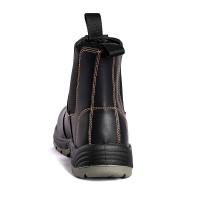 China Technique Injection Contruction Safety Boots Comfortable EVA Insole Transfer Coating Leather Upper Material for sale