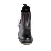 China Technique Injection Contruction Safety Boots Comfortable EVA Insole Transfer Coating Leather Upper Material for sale