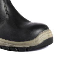 China Shengjie OEM Tongue Nylon Fabric Gusset Safety Boots with PU Sole and Steel Toe Work Shoes for sale