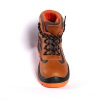 China Metal Eyelets Anti Slip Shoes for Slip Prevention in Workplace Steel Toe Anti Smash Safety Boots for sale