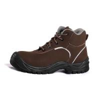 China OEM S3 Microfiber leather Metal Eyelets Safety Boots Steel Toe Type with Lace-up Closure Work Shoes for sale