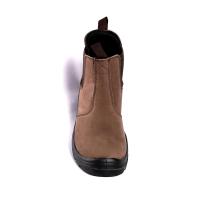 China PU Outsole Material Anti Puncture Safety Shoes for Heavy Machinery Operators Genuine Leather Work Boots for sale