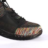 China OEM Or SHENGJIE Fly Knit Safety Shoes with Steel Toe Protection Anti-Slip Yes for sale