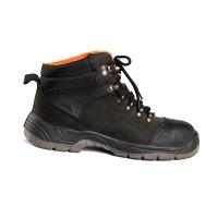 China Genuine Leather Upper Safety Shoes for Impact and Compression Resistance PU Outsole Safety Boots for sale